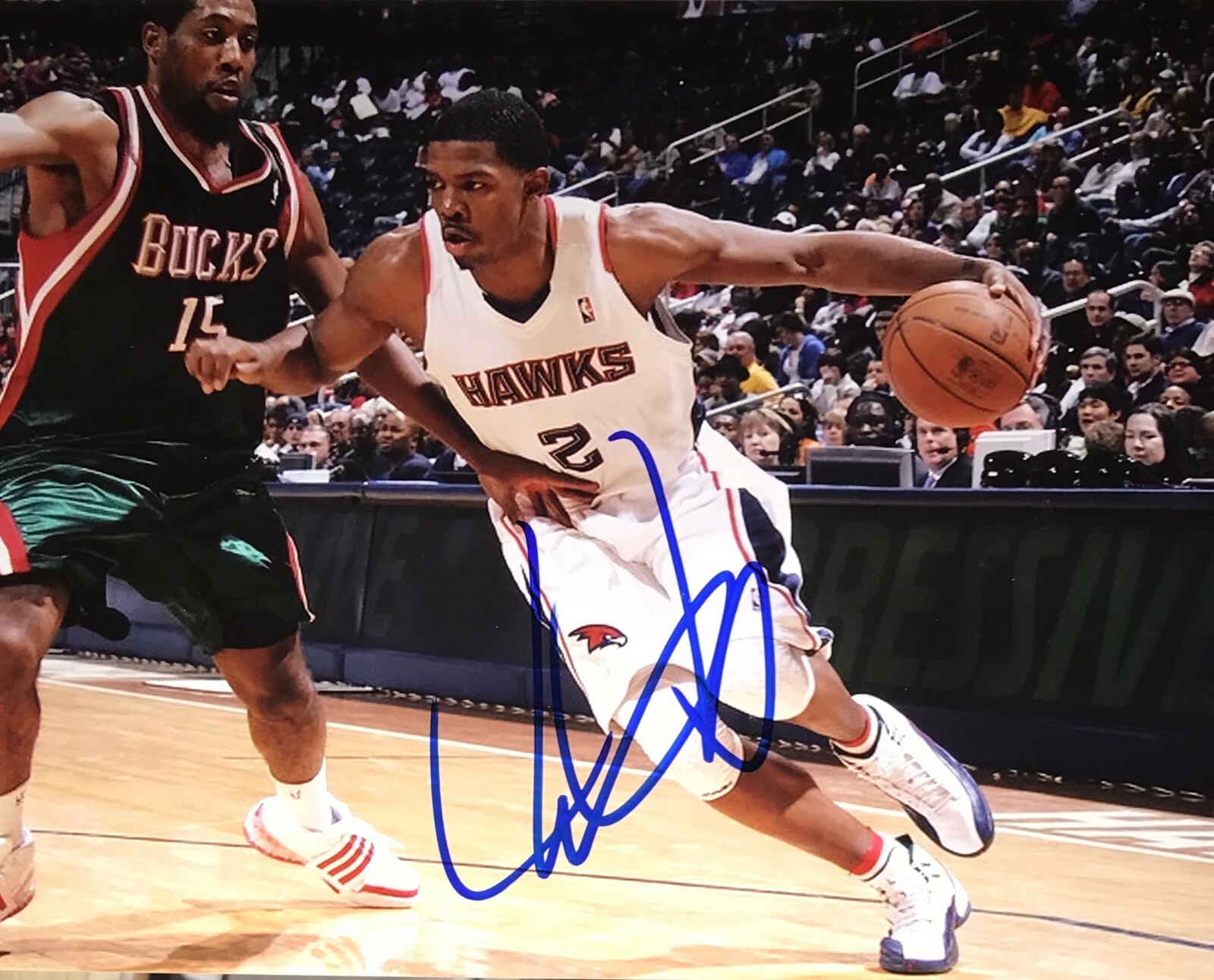 Joe Johnson Atlanta Hawks Autographed 8x10 Photo COA N2 | eBay