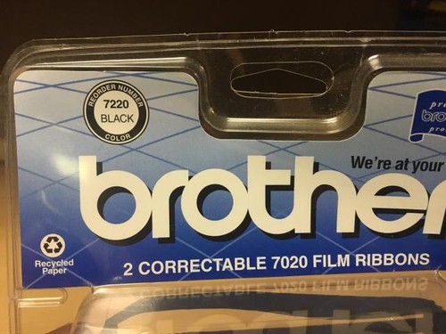 NEW Brother 7020 Two Correctable Film Ribbons | eBay