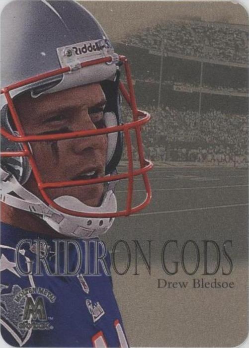1999 Skybox Molten Metal - Gridiron Gods Drew Bledsoe #15GG Gold for ...