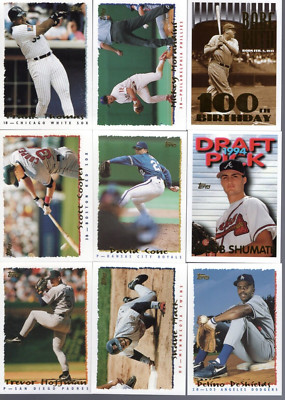 1995 TOPPS BASEBALL COMPLETE HAND COLLATED SET 1-660 | eBay