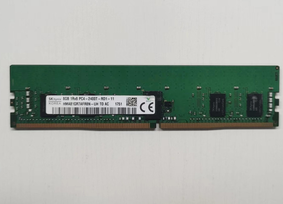 SK Hynix 8GB DDR4 2400 1Rx8 PC4-19200 HMA81GR7AFR8N-UH 288pin Server ...