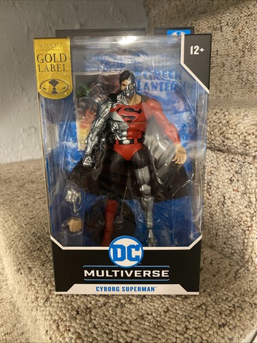 Mcfarlane Dc Multiverse Red Cyborg Superman Gold Label New Sealed | eBay