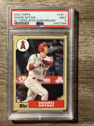 Topps 2022 Shohei Ohtani '87 Topps 35th Anniversary #T87-1 PSA 9 | eBay