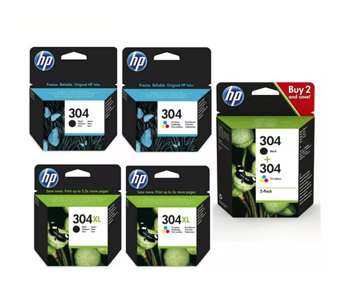 HP 304XL / 304 Ink Cartridges Set Black / Colour for Envy 5010 5050 ...