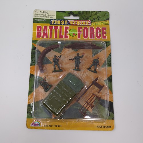Agglo First Strike Battle Force Military Army Plastic Figures S118-814 ...