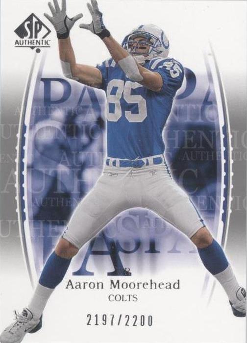 2003 SP Authentic - Aaron Moorehead #93 /2200 (RC) for sale online | eBay