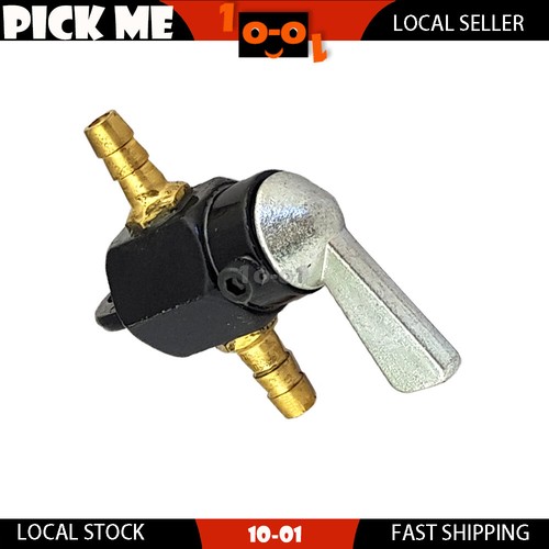 Motorcycle Fuel Tap In line On/off W/mount 6mm Fit YAMAHA SUZUKI ...