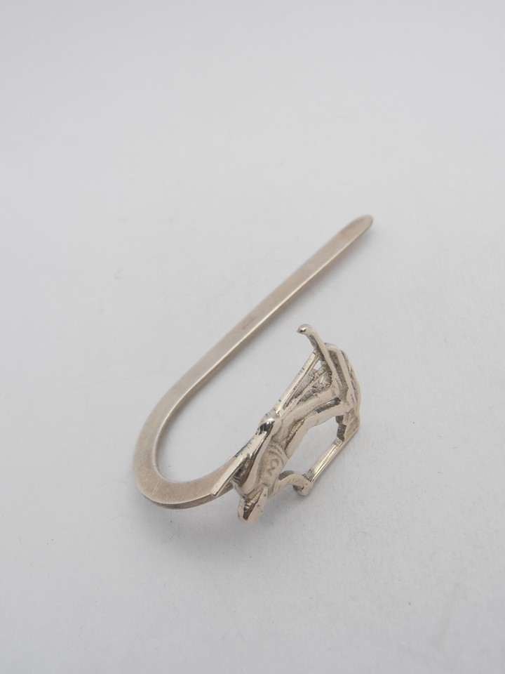 Skier: 925 Silver Bookmark - Page Marker Book - Ski - Slalom - Descent ...