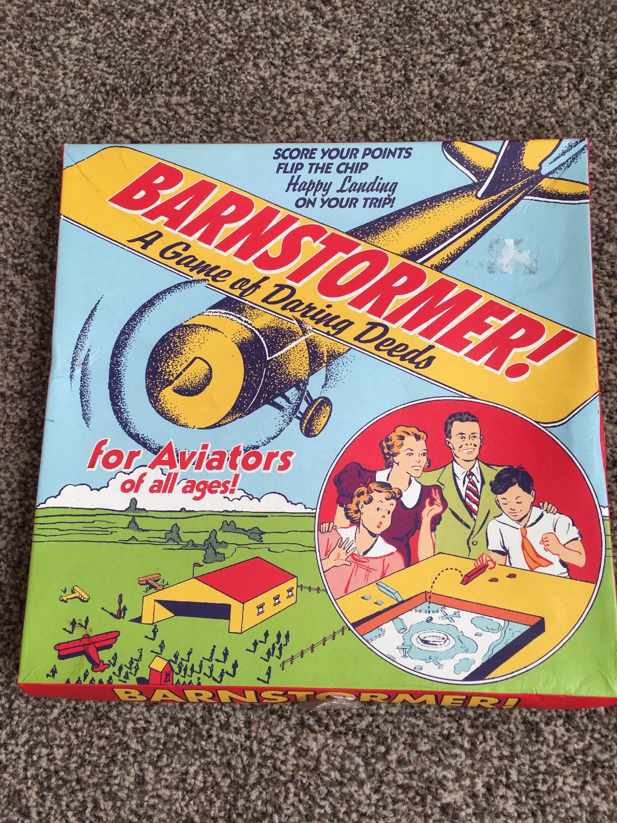 BARNSTORMER ~ A GAME OF DARING DEEDS ~ FOR AVIATORS OF ALL AGES ~ RETRO ...