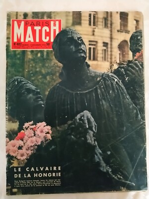 Paris Match n°402 - Georges Brassens tourne pour René Clair / Nouri ...