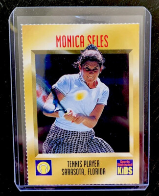 MONICA SELES Rare Card 1996 Tennis LEGEND WTA SI Sports Illustrated for ...