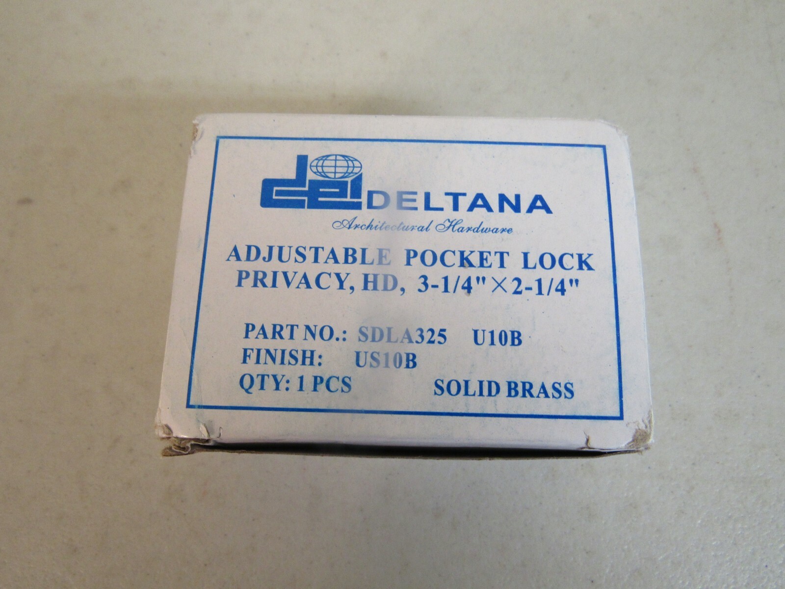Deltana Adjustable Pocket Lock ~ SDLA325 760923319008| eBay
