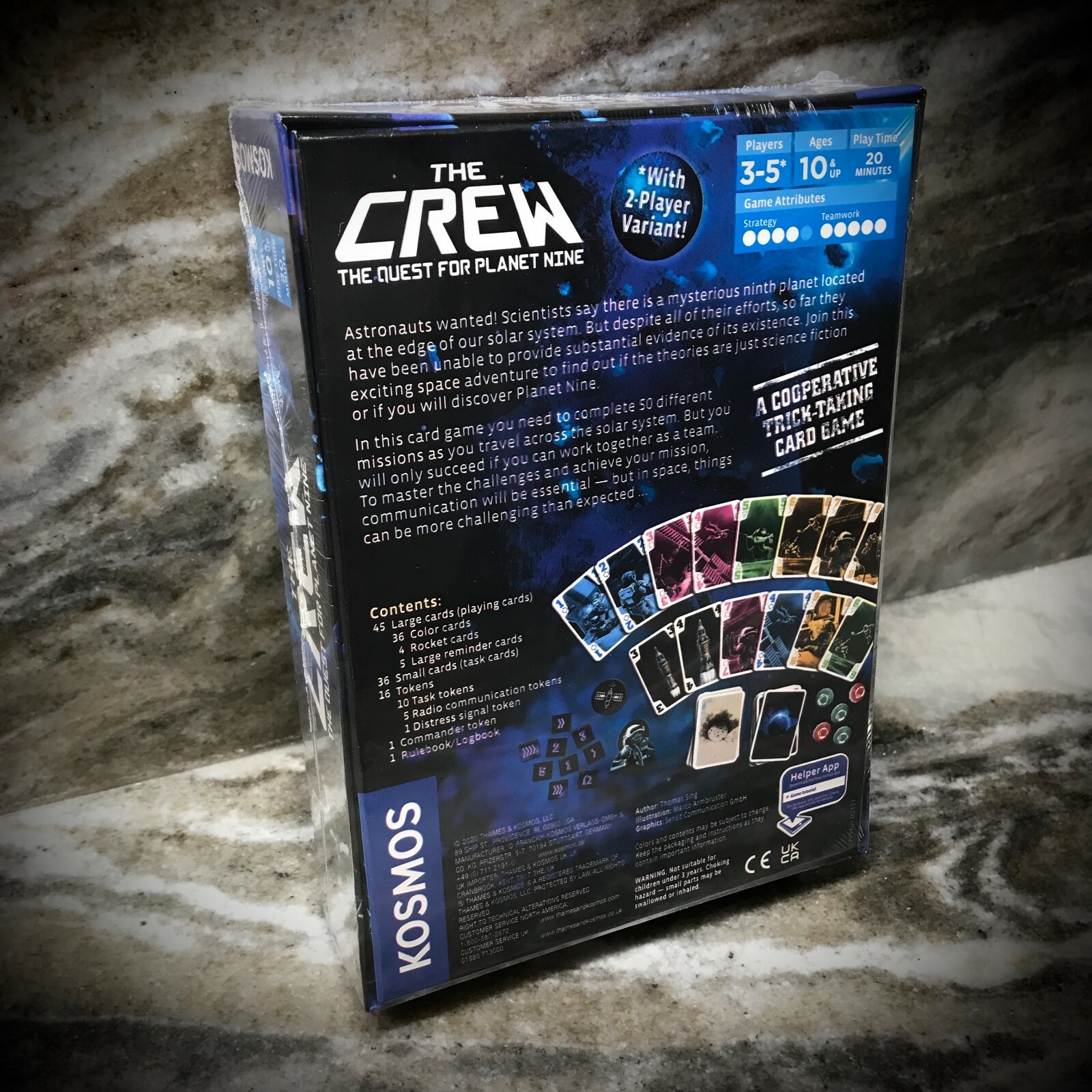 New THE CREW BOARD GAME + FLIGHT TO ISS EXPANSION the quest for planet ...