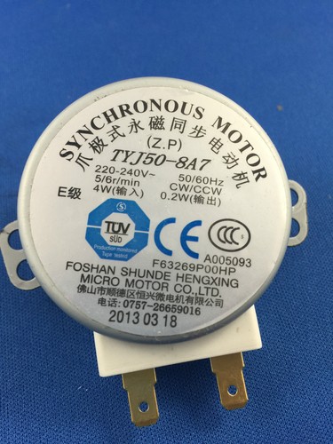 Microwave Oven Synchronous Motor TYJ50-8A7 F63266S30XP NN-ST671S NN ...