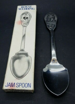 Royal Wedding 1981 Charles And Diana Commemorative Stainless Steel Jam ...