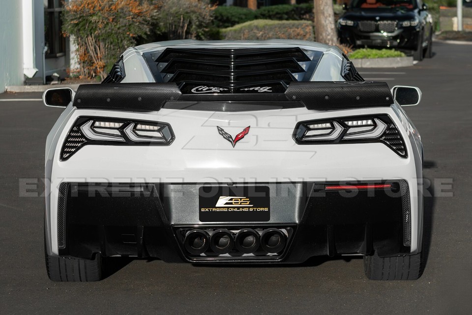 For 14-19 Corvette C7 Sequential Signal C8 Style LED CLEAR Lens Rear ...