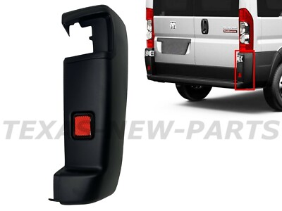 Fits 2019-2023 Ram ProMaster Right Rear Bumper Side End Cap W Reflector ...