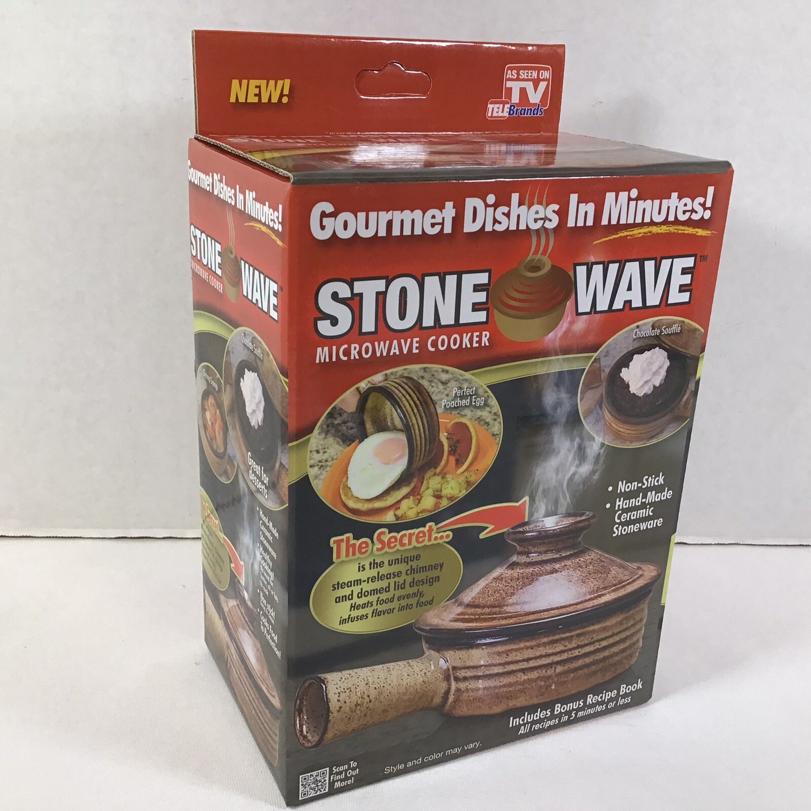 TeleBrands 7370 Stone Wave Microwave Cooker - Brown for sale online | eBay