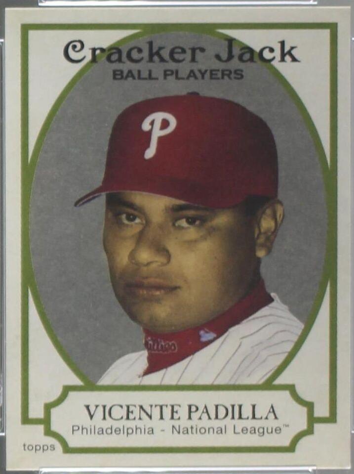 2005 Topps Cracker Jack - Vicente Padilla #59 Mini Grey /25 for sale ...