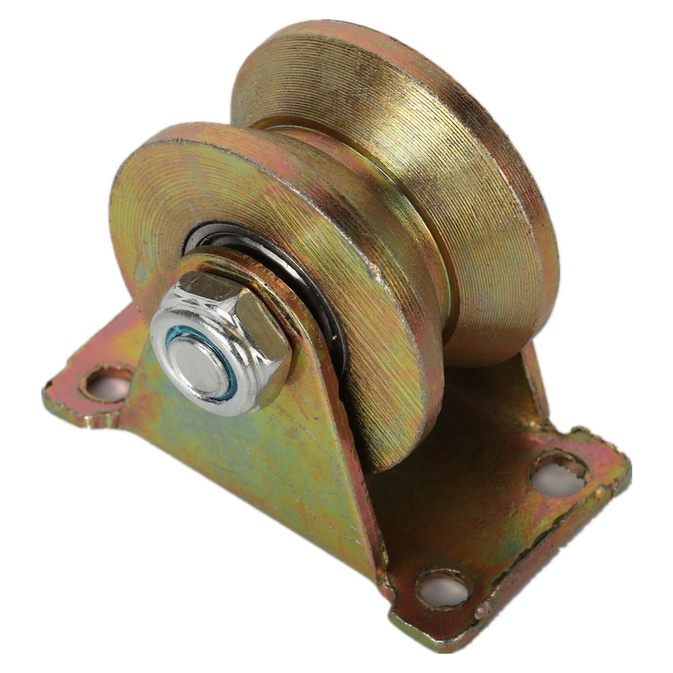 Sliding Gate Caster For V Shape Track 2 inch V-Groove Wheel 4Pcs Steel ...