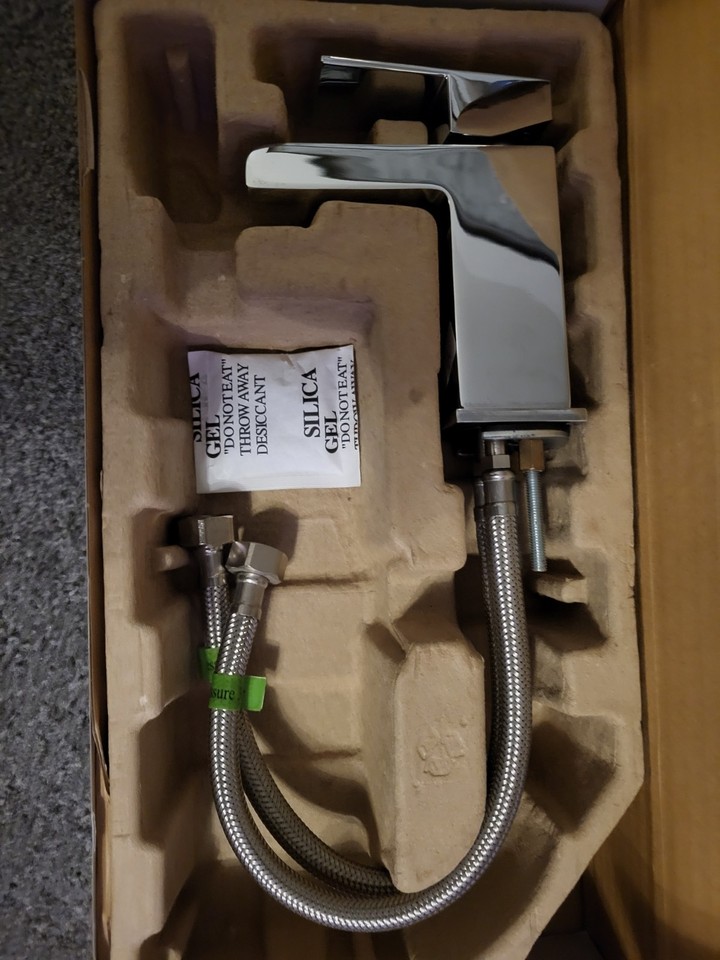 Chrome Basin Mixer Waterfall Taps | eBay UK