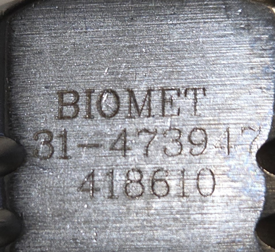 Biomet 31-473947 IM Canal Plug Inserter, 14" Long (A2 D) | eBay