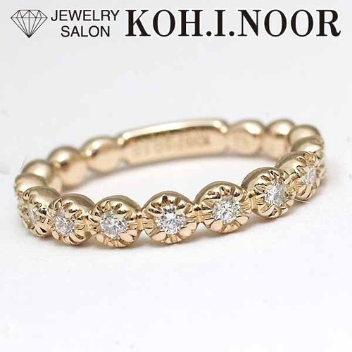 Ponte Vecchio Diamond 0.15ct 18K Rose Gold K18PG Ring No.3 Pinky Ring ...