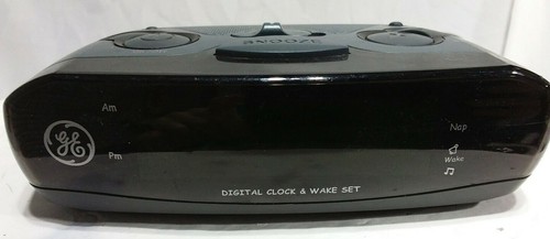GE AM/FM Clock Radio Alarm Digital Clock and Wake Set Model # 7-4837D ...