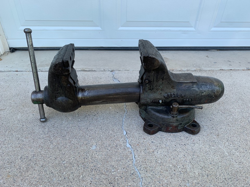 Vintage Wilton C2 Bullet Vise 8.5" Jaw Swivel Base Combination Pipe ...