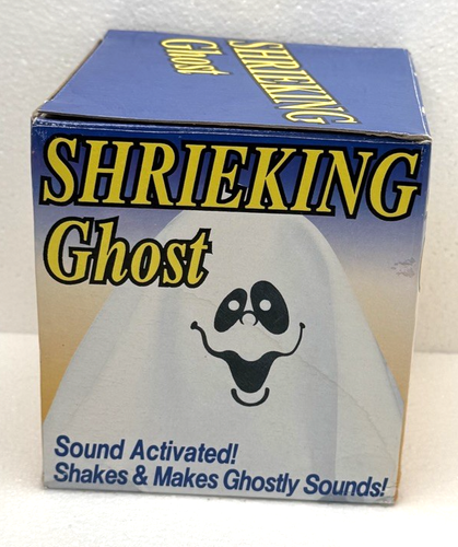 1991 Gemmy Halloween Shrieking Shaking Ghost Sound Activated Vintage ...