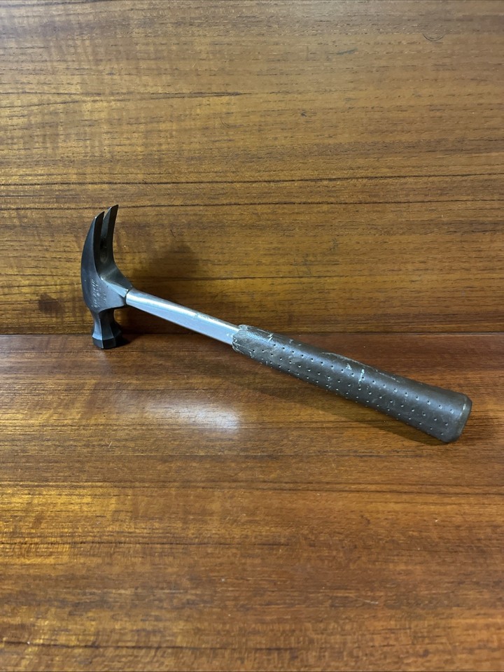 VINTAGE TRUE TEMPER ROCKET RIP STRAIGHT CLAW HAMMER A16R BROWN HANDLE ...