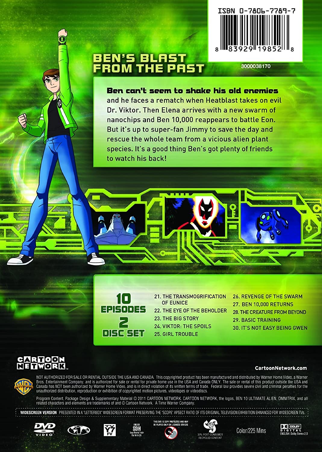 Cartoon Network: Ben 10 Ultimate Alien The Return of Heatblast (DVD ...