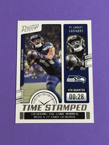 2024 Panini Prestige Jaxon Smith-Njigba Time Stamped #TS-JSN Seattle ...