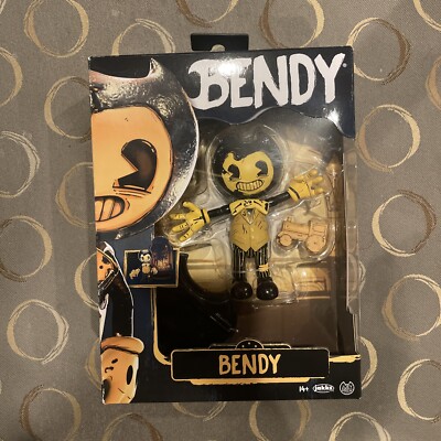 JAKKS PACIFIC BENDY AND THE INK MACHINE BENDY WITH TRAIN ACTION Figure ...