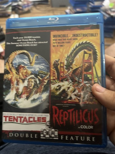 Tentacles / Reptilicus (Blu-ray) Scream Factory - Horror Monster ...