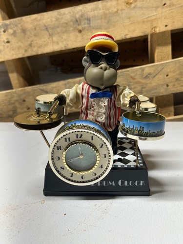 Rarity Master Anchor Musical Gorilla Drum Alarm Clock Early 1980s ...