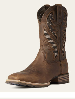 Ariat Men's Hybrid Vent TEK Boot Leather Western Boot 10038340 | eBay