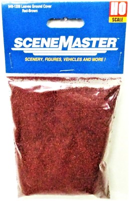 HO Scale Walthers SceneMaster 949-1209 Reddish-Brown Leaves Ground ...