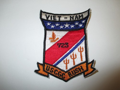 b6379 USCG Vietnam US Coast Guard USCGC Rush 723 red IR25C | eBay
