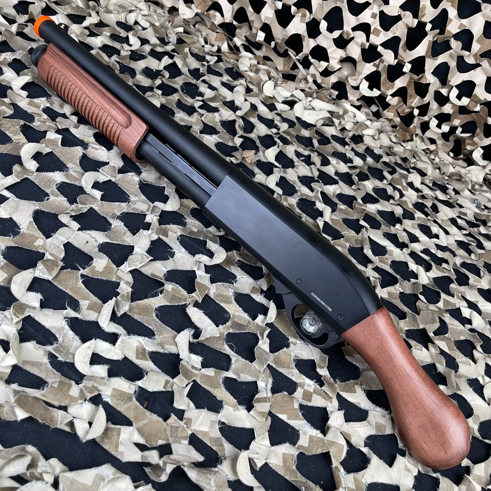 NEW Jag Arms Scattergun HD Sawed Off Gas Airsoft Shotgun - Real Wood | eBay