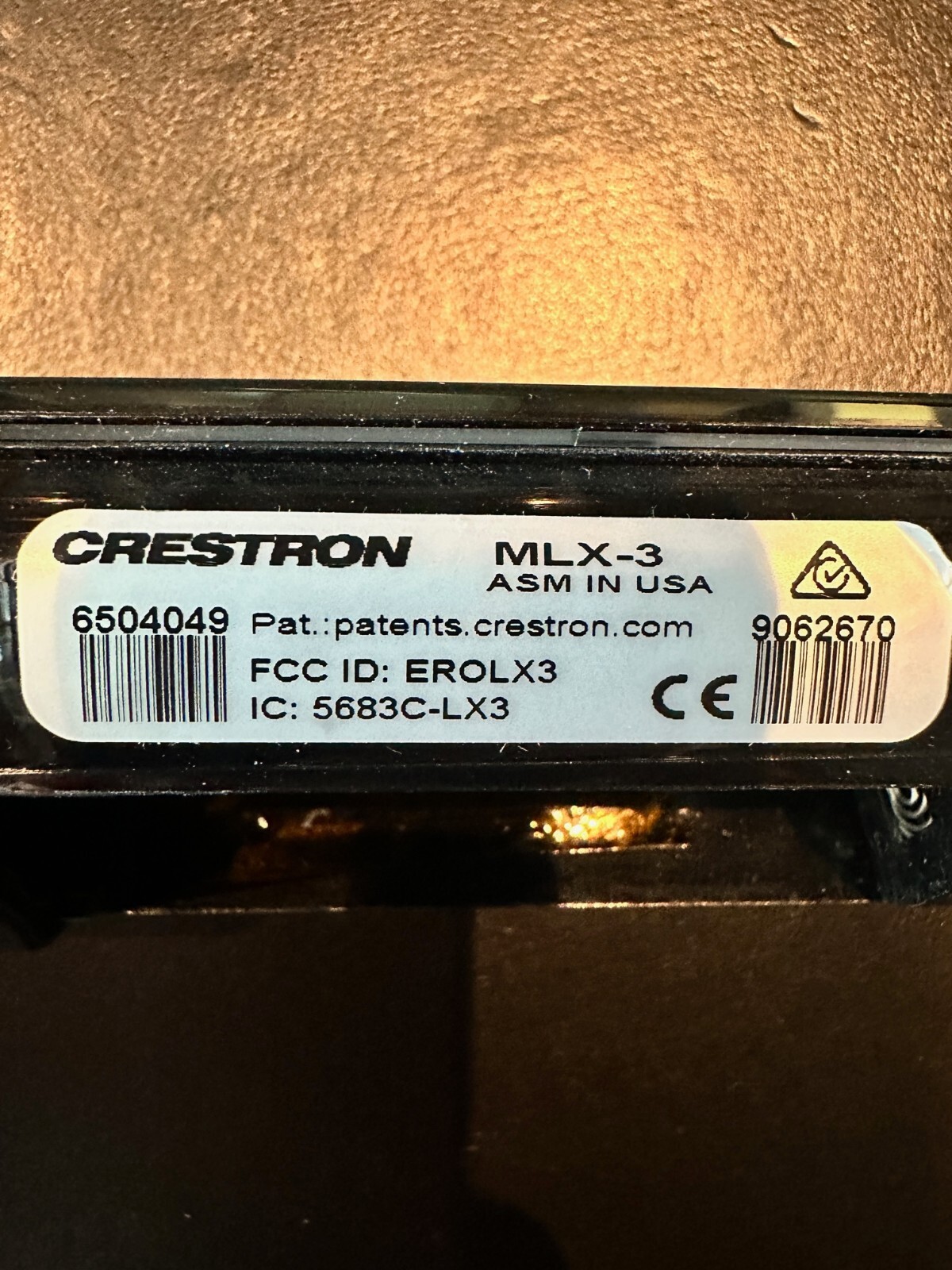 Crestron MLX-3 Color LCD Handheld Remote- Black | eBay