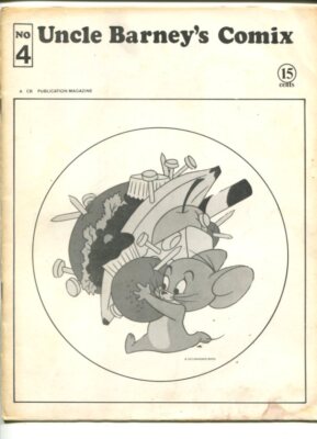 UNCLE BARNEY'S COMIX #4-SPRG 1973-TOM & JERRY-ANIMATOR CARL BELL-good ...