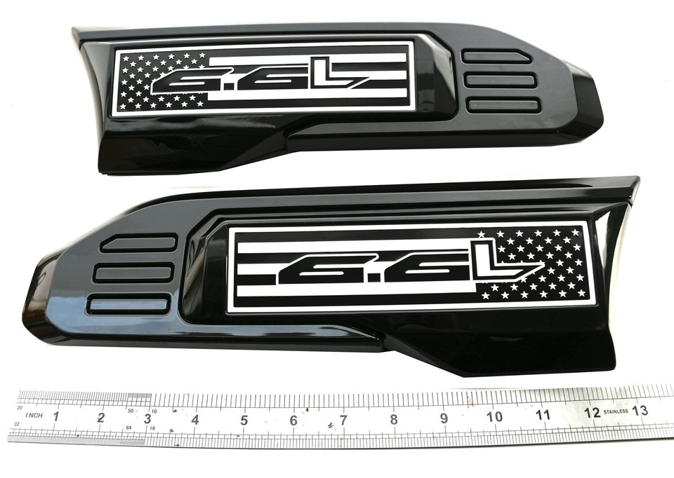 2024-2025 Chevrolet 2500HD 3500HD 6.6L Fender Vents Emblems | Pair ...