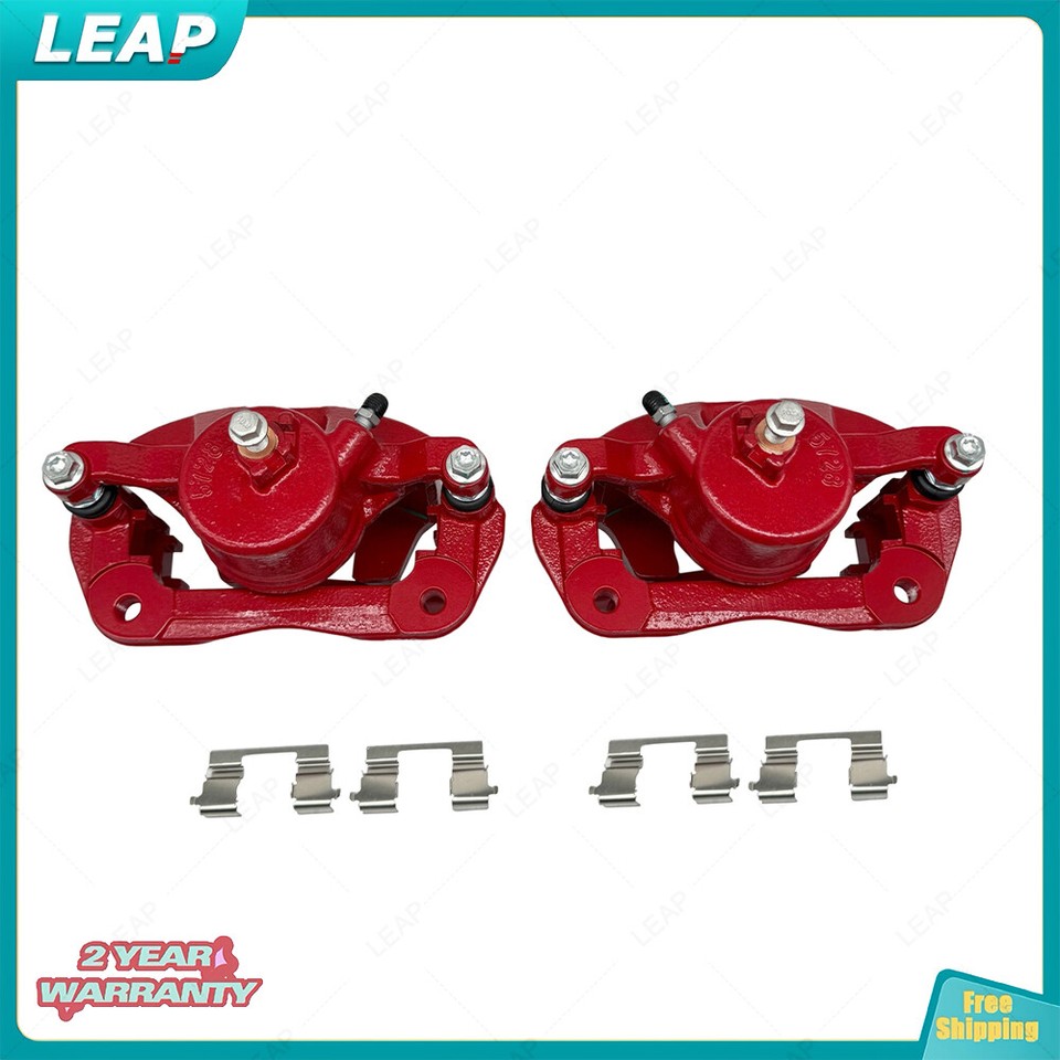 Front Left + Right Brake Calipers For Honda Accord Civic EX DX LX Fit ...