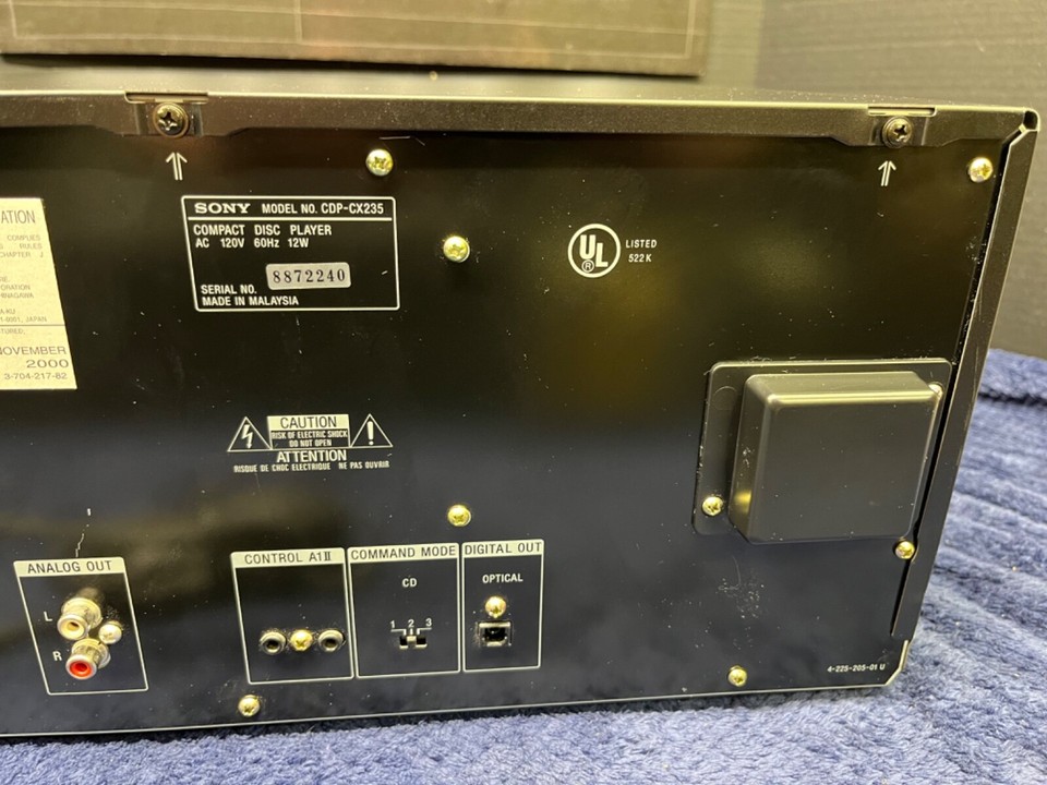 _-GUARANTEED REFURB-_ Sony CDP-CX235 200 CD Compact Disc Changer Player ...