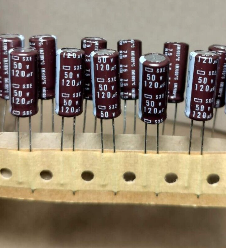 20x NCC 50v120uf Radial Electrolytic Capacitors 120uF 50v /Replacing ...