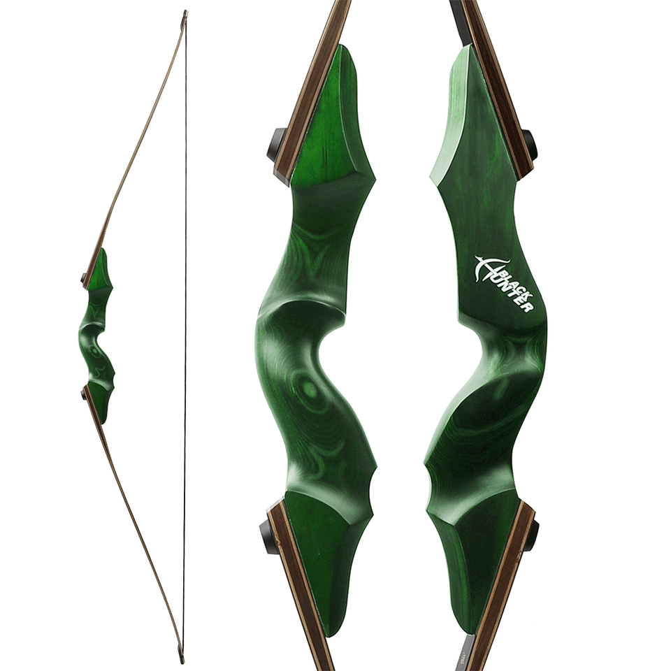 60'' Takedown Longbow Archery Wooden Riser 20-60lbs Target Shooting ...