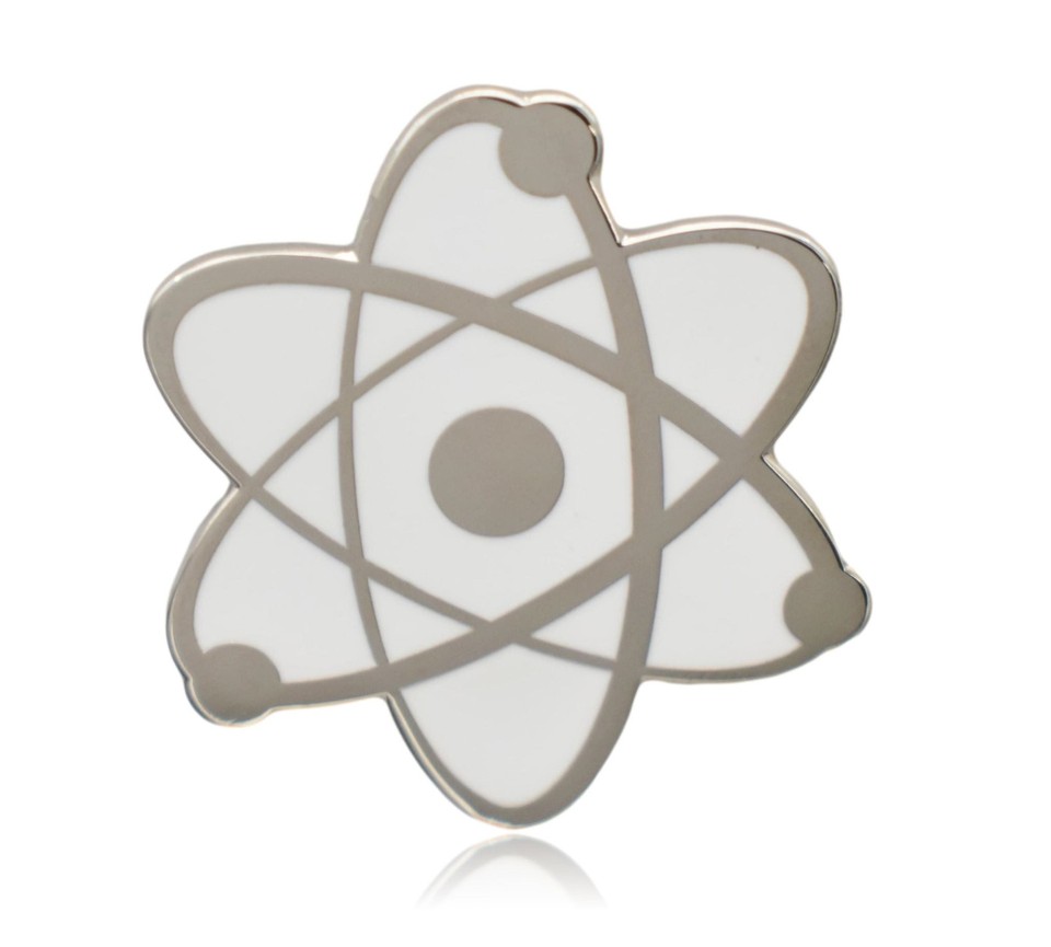 Atomic Symbol Hard Enamel Lapel Pin | eBay