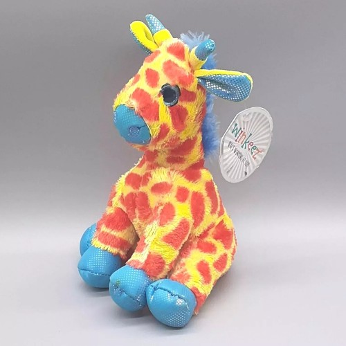 WINKEEZ Gale the Giraffe Plush 8" Yellow Orange Blue Stuffed Animal ...