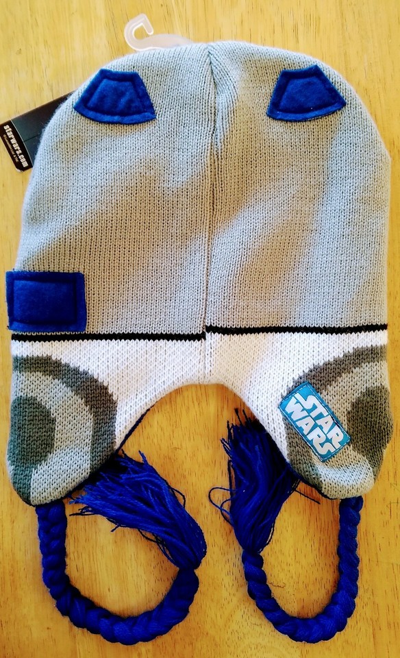 New Star Wars R2D2 Beanie cap winter skull child/youth size | eBay